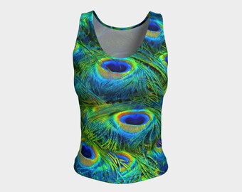 Peacock Tank Top - Etsy