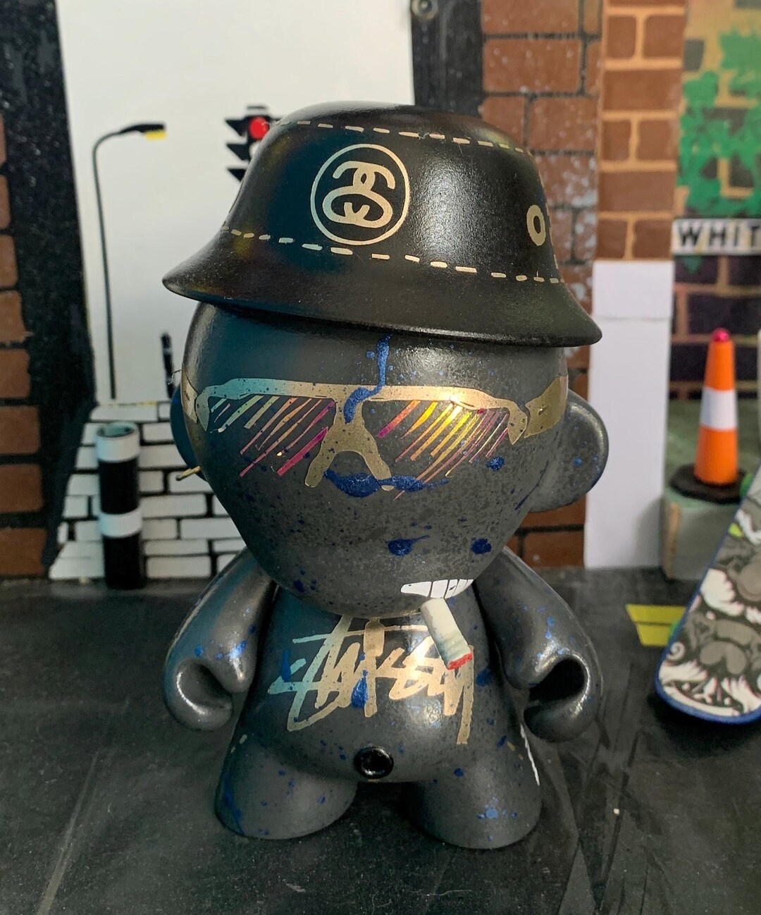 Kidrobot Custom Design Stussy - Etsy