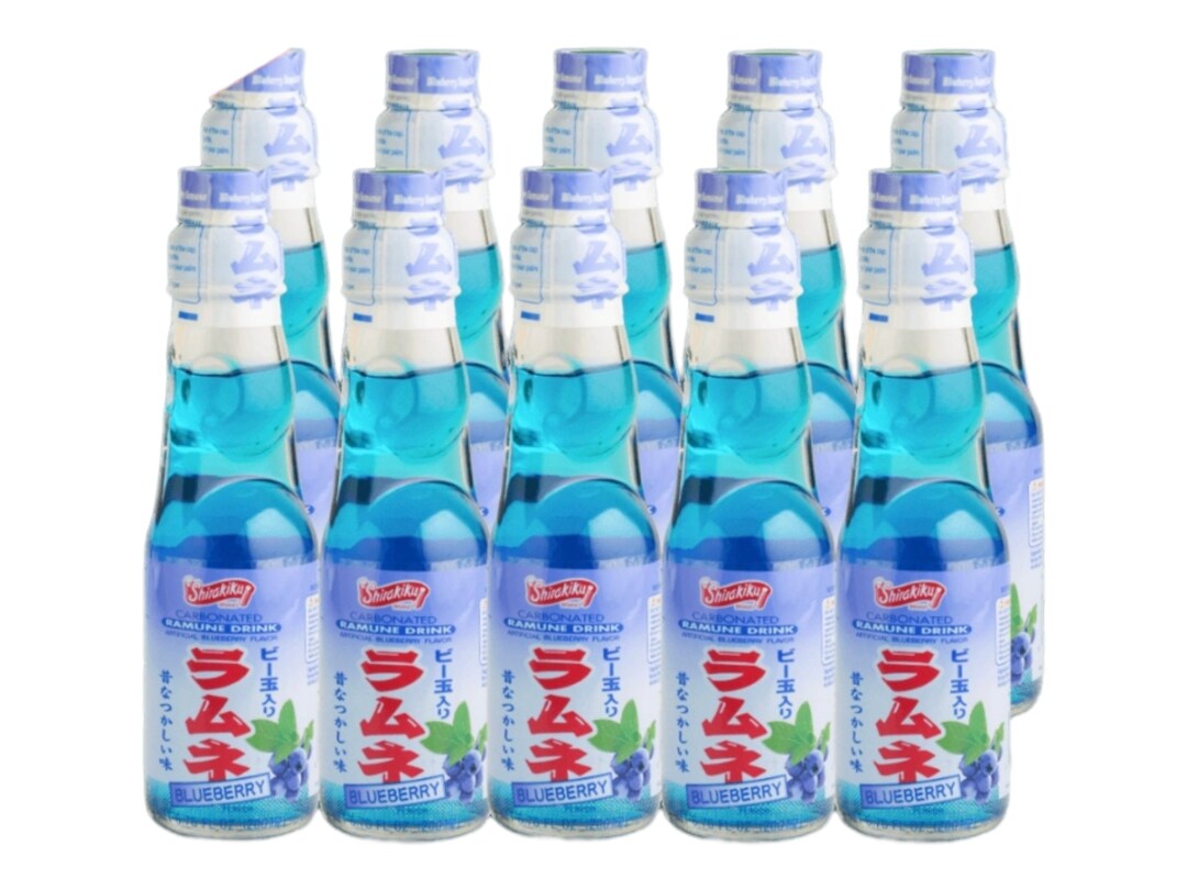 Ramune Soda 10 Pcs Blueberry Favor 200ml - Etsy