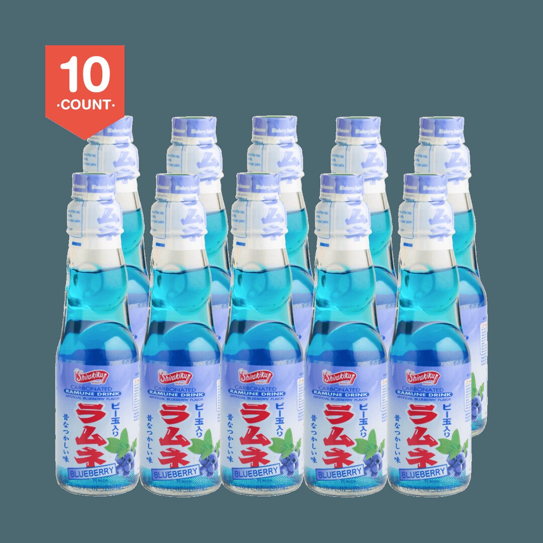 Ramune Soda 10 Pcs Blueberry Favor 200ml - Etsy
