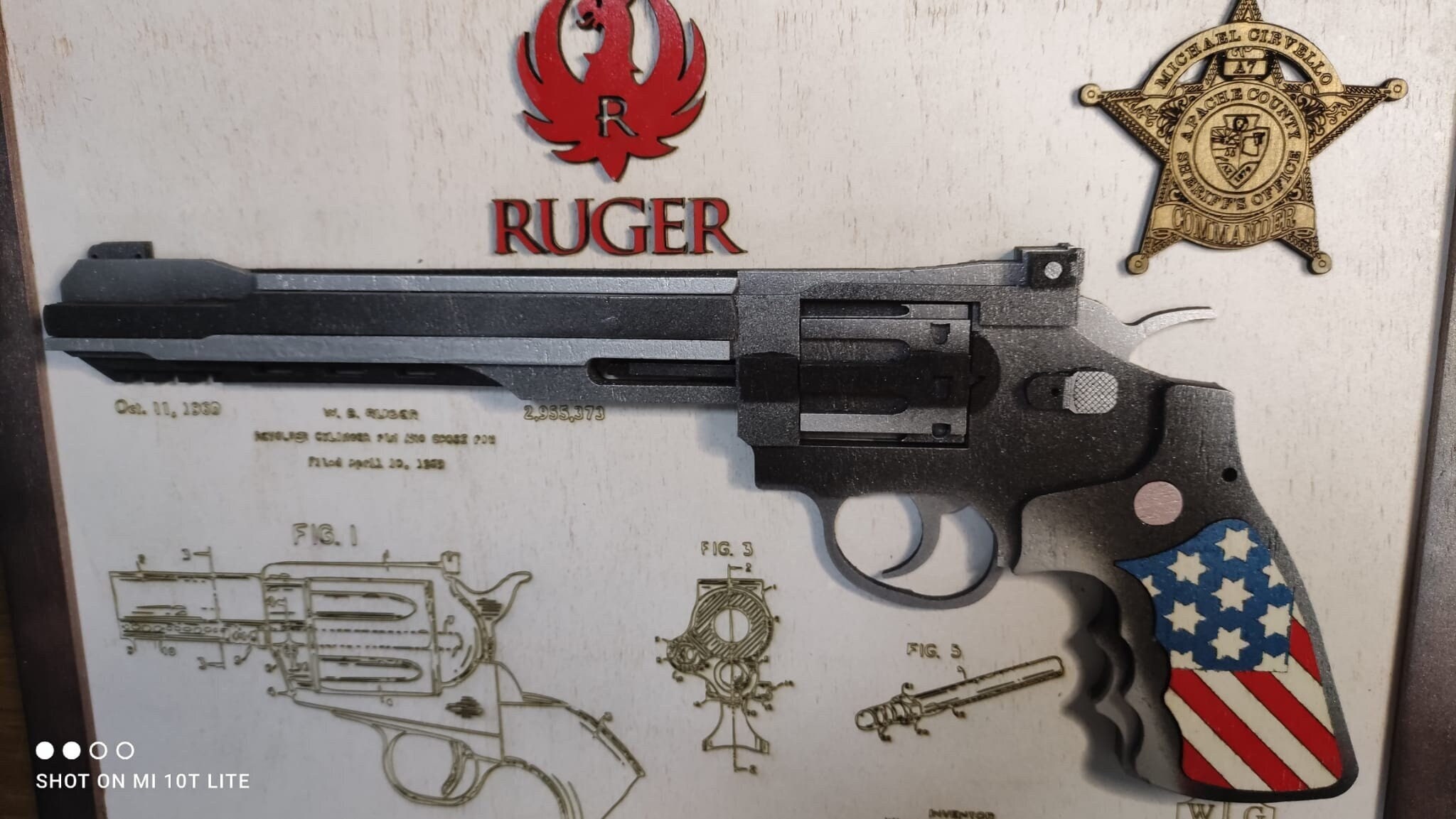 Revolver 3D Layered Laser Art - Etsy