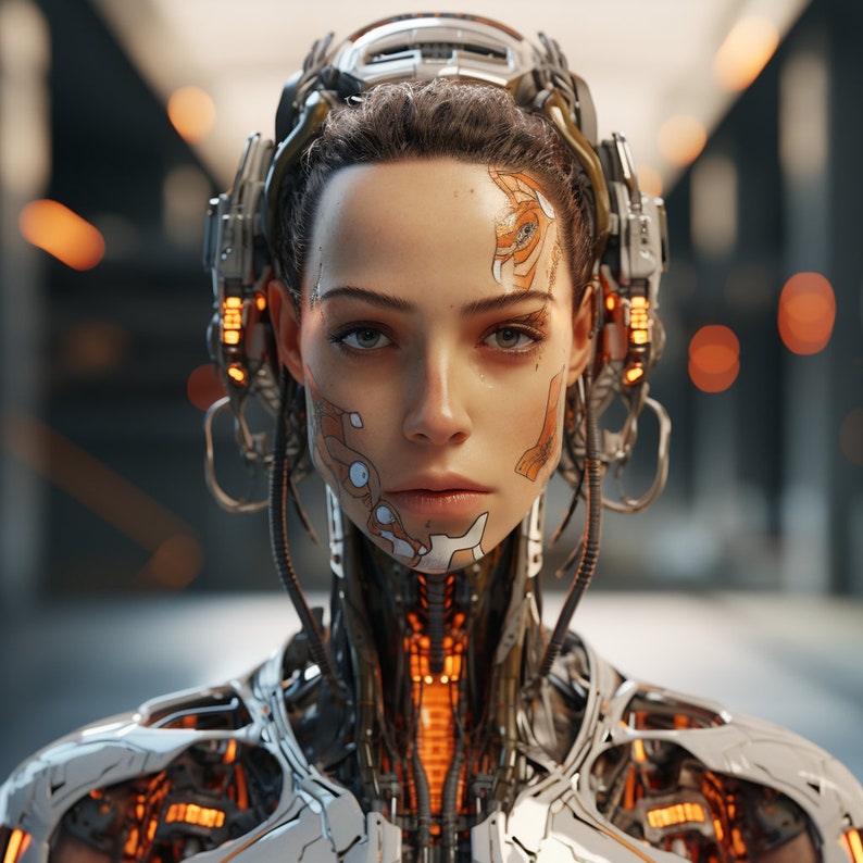 Artificial Intelligence Self Portrait - Etsy