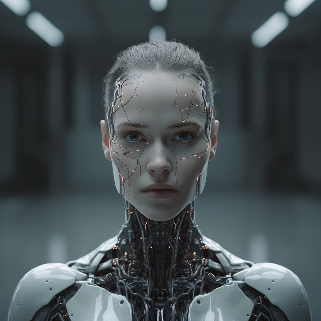 Artificial Intelligence Self Portrait - Etsy