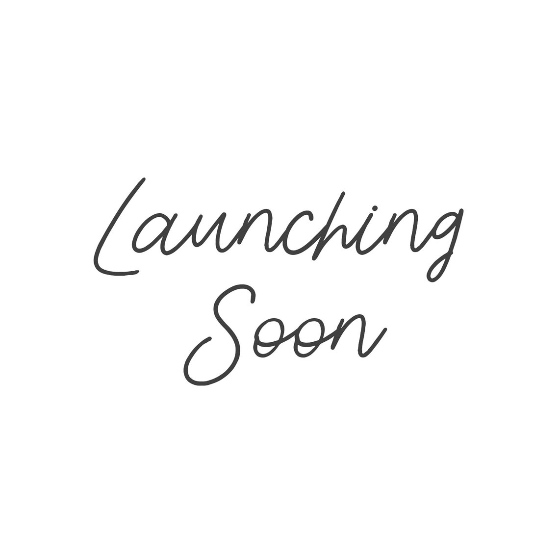 Shop Launching Soon - Etsy