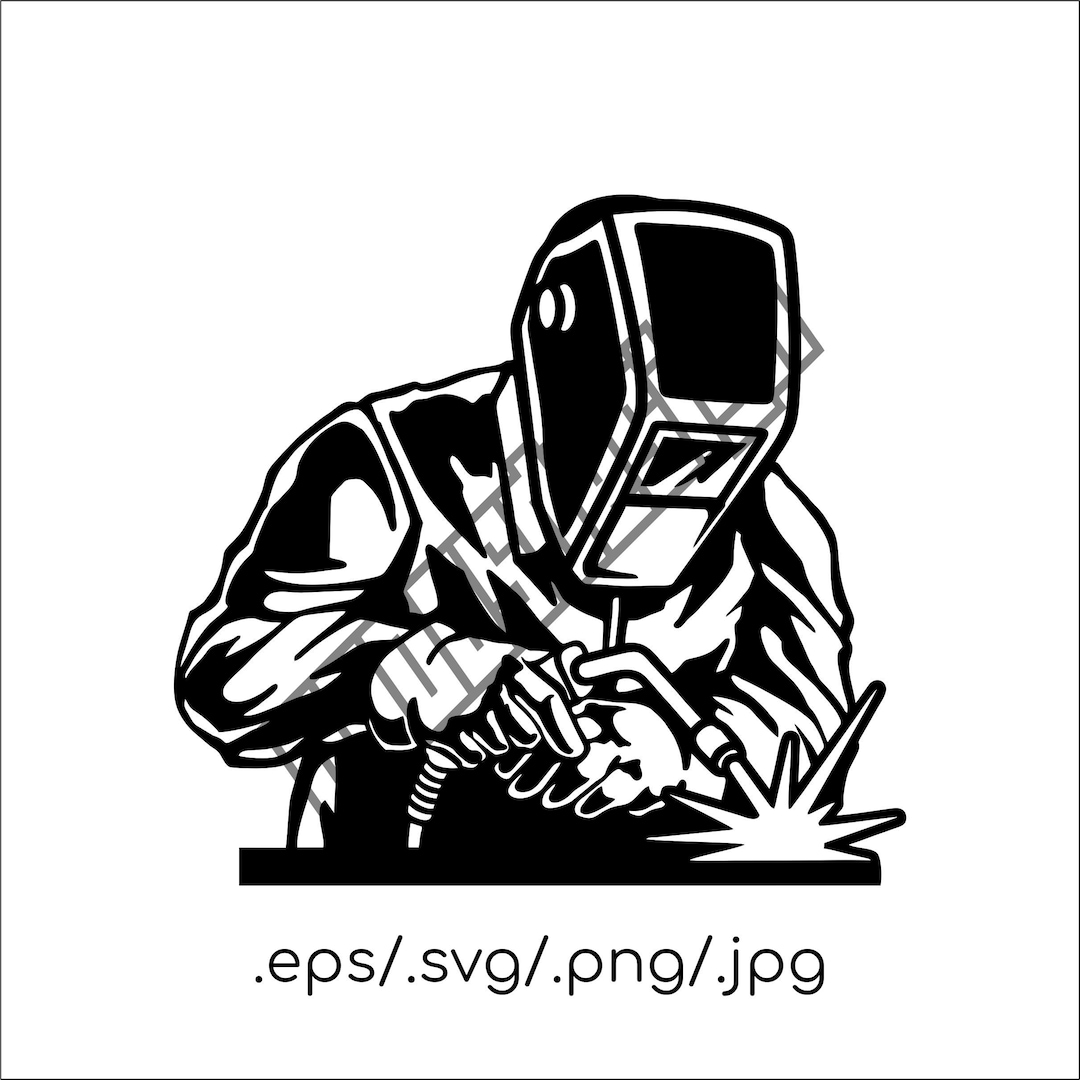 Welder Clipart, Welder Silhouette, Welder Png, Welder Svg, Commercial ...