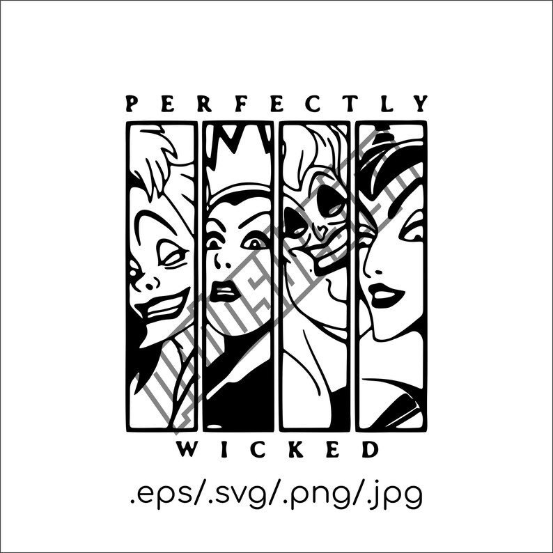 Perfectly Wicked Svg, Witches Svg, Instant Download, Svg Files for ...