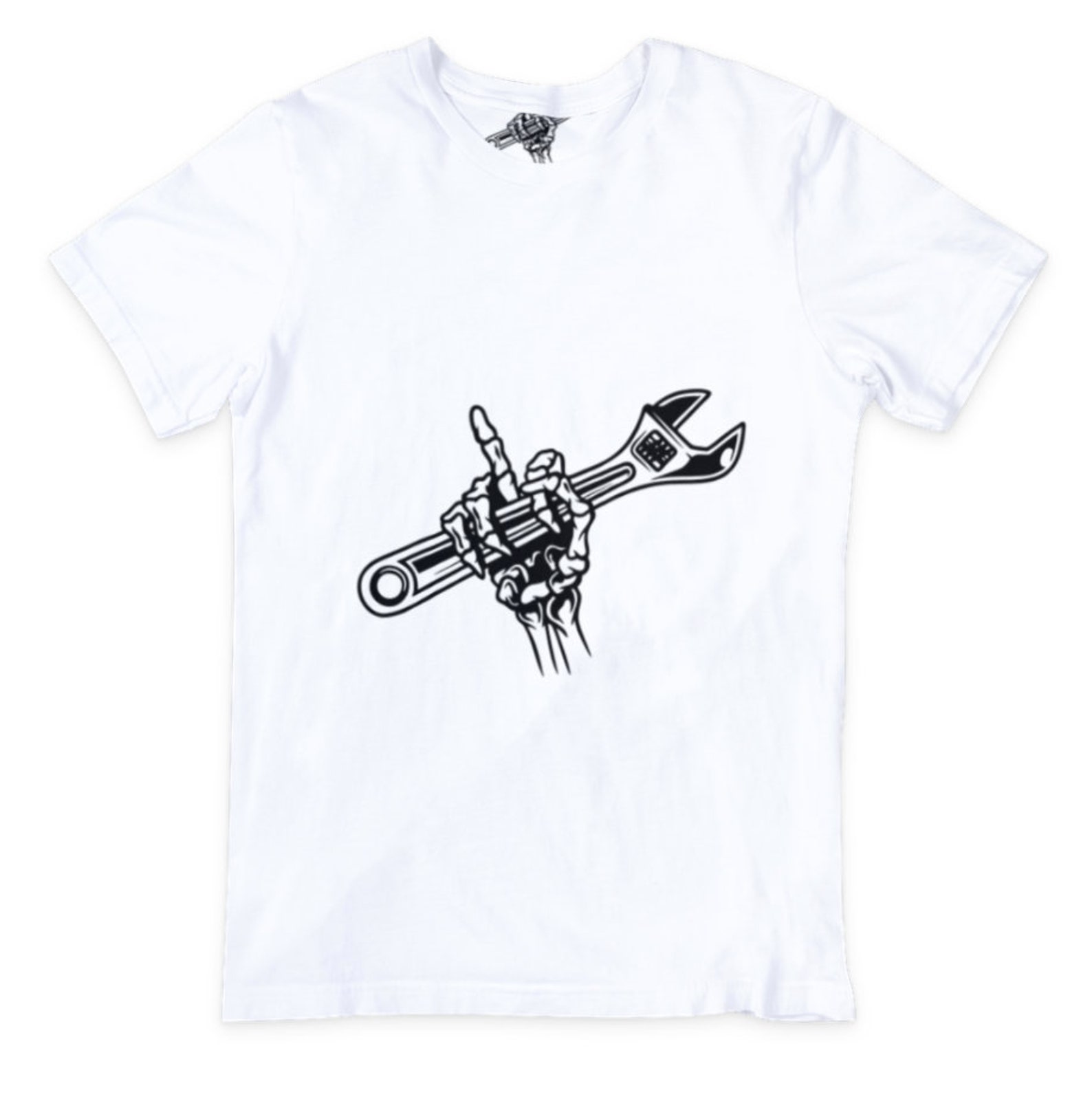 Mechanic Skeleton Hand With Wrench SVG: Cricut & Silhouette (digital ...