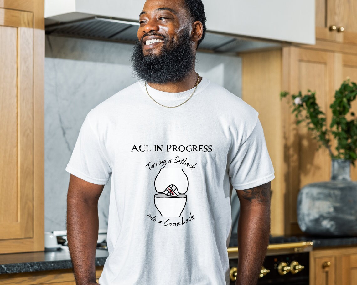 ACL in Progress Shirt, Turning a Setback to a Comeback Tshirt, ACL ...
