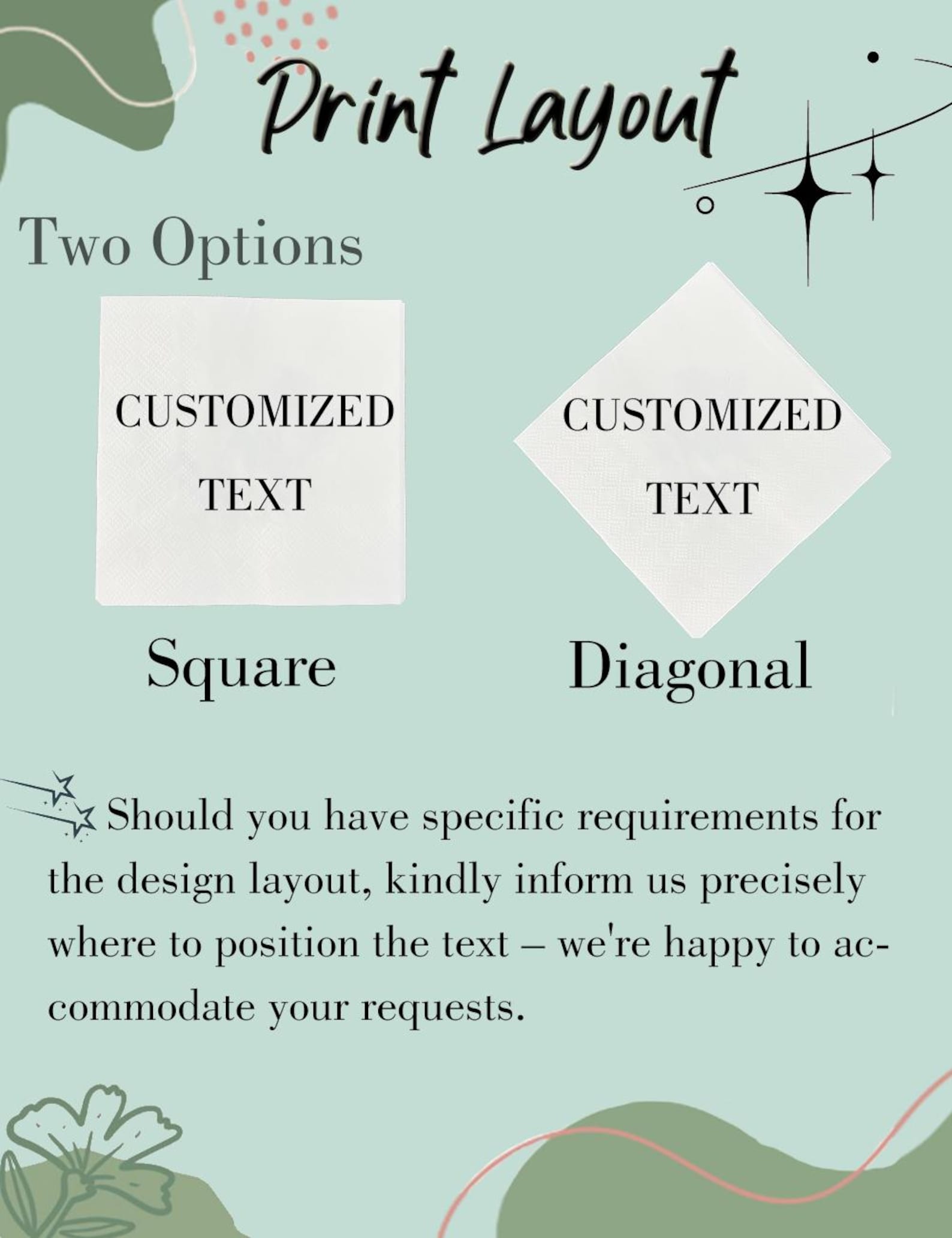 Custom Love Note Handwriting Napkins, Personalized Love Note Napkins, Print Wedding Cocktail ...