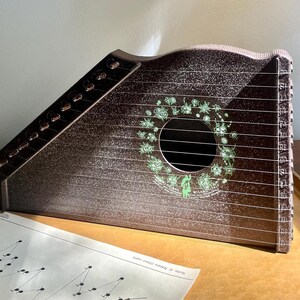 Vintage Jr. Zither Metal Italiano Milano Auto Harp - Etsy