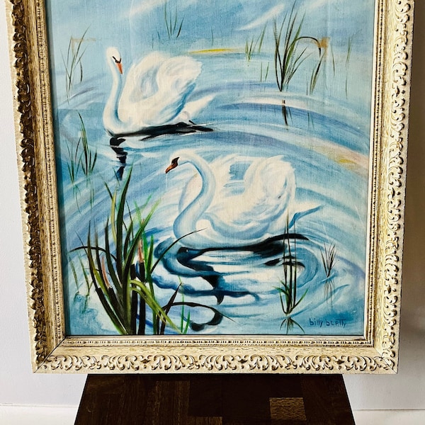 Swan Painting - Etsy