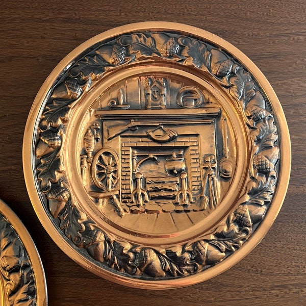 Copper Wall Plaques - Etsy