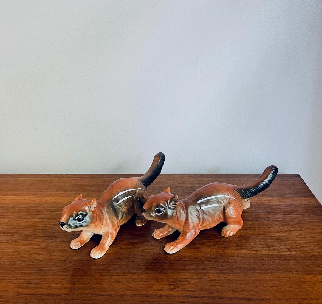Vintage Norcrest Ceramic Chipmunk Wall Climbers - Etsy