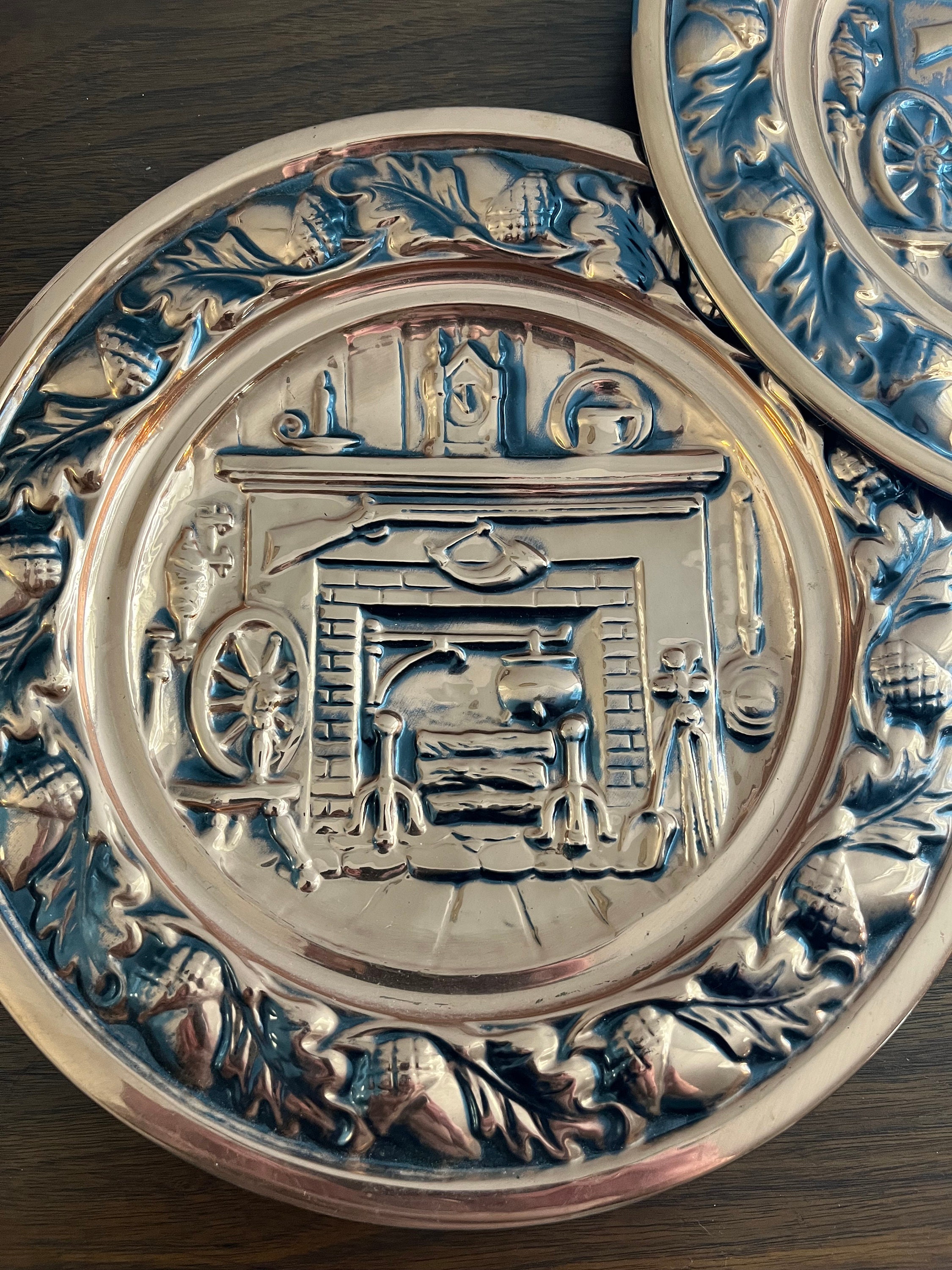 Copper Guild Colonial Hearth Early America Pressed Wall - Etsy