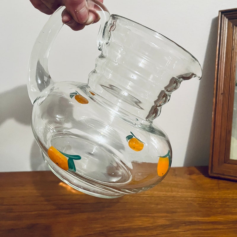 Hand Painted Pitcher - Etsy