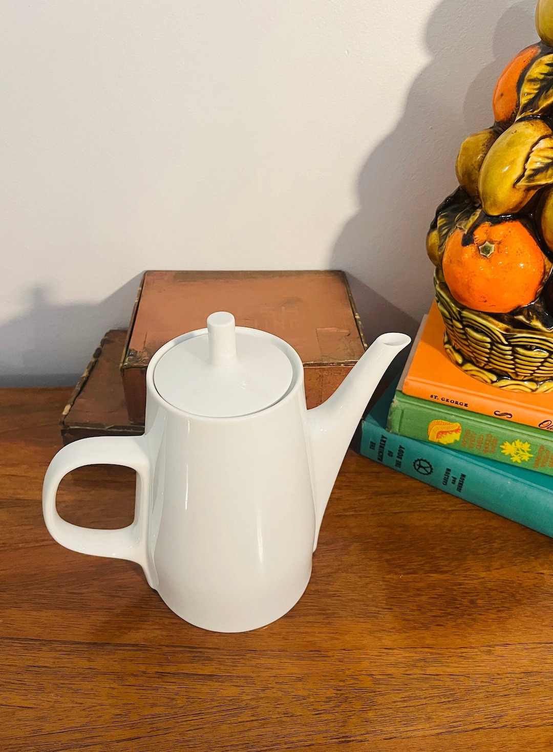 Vintage Melitta White Porcelain Coffee or Tea Pot - Etsy