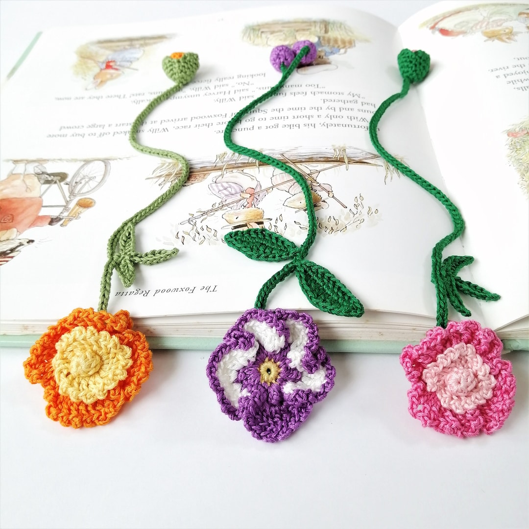'flower Garden' Bookmarks Featuring Pansy, Oriental Poppy, and Calla ...