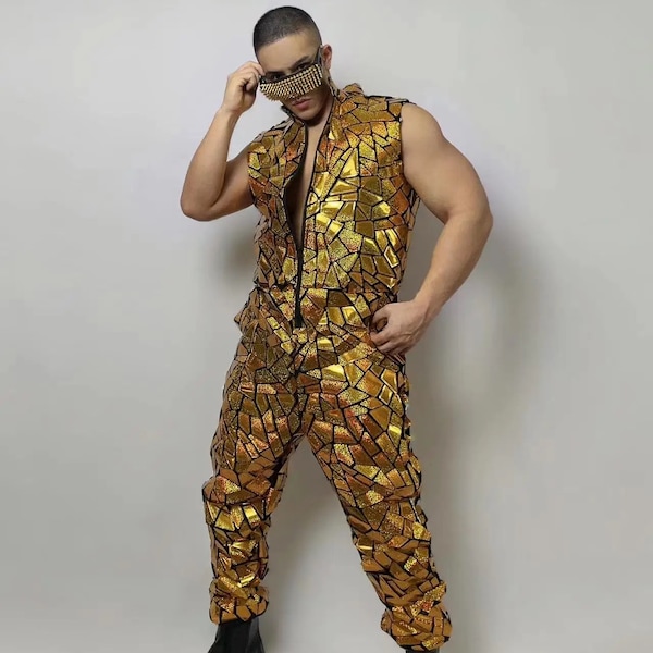 Mirrorball Costume Men - Etsy
