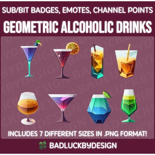 Alcohol Twitch Emotes - Etsy