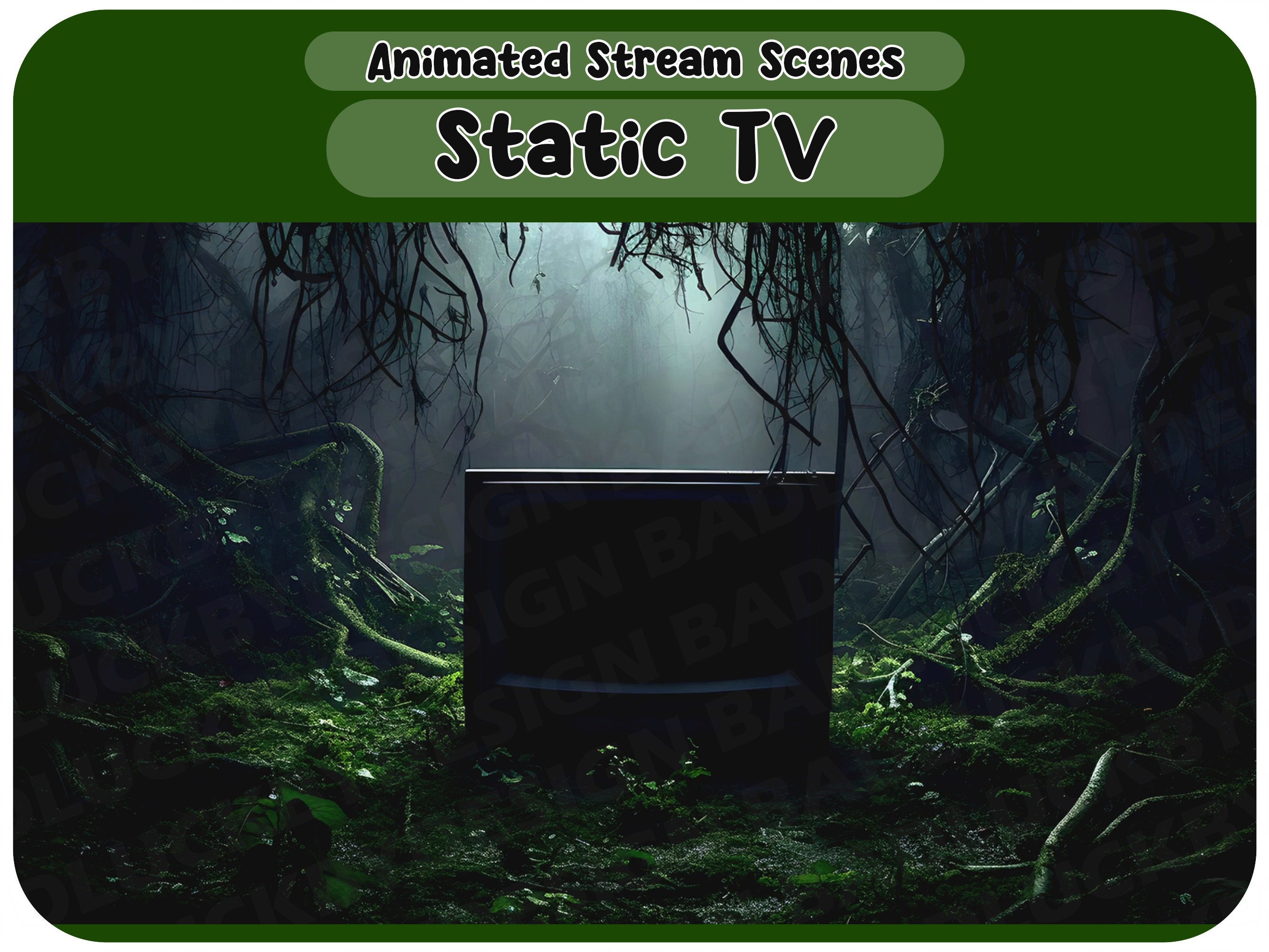 Tv Static Background Animated