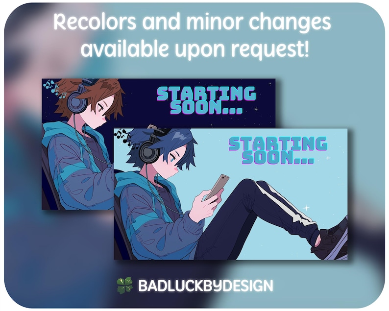 Cenas animadas de transmissão ao vivo de um gamer no estilo LoFi ...