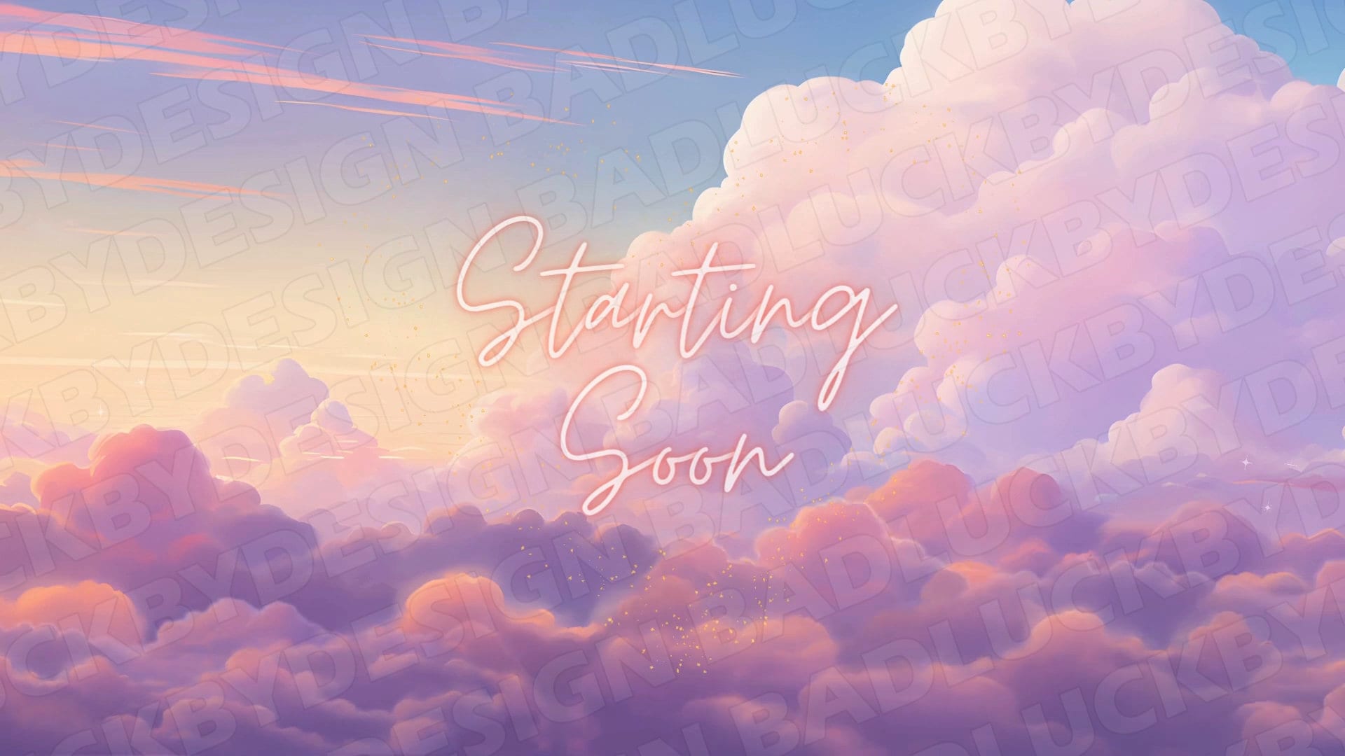 Dreamy Pastel Clouds Animated Stream Scenes Cozy Anime Lofi Cute Twitch ...