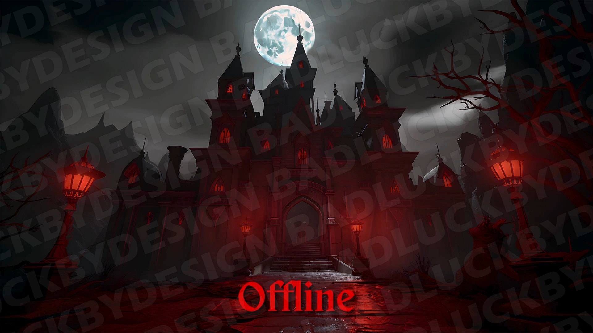 Dark Haunted Castle Animated Stream Scenes Spooky Horror Halloween ...