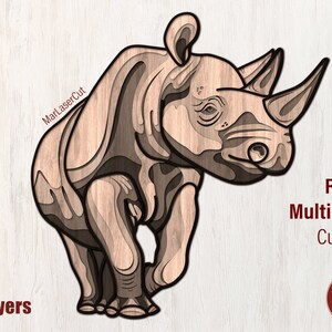 Multilayer Safari Laser Cut File Layered Laser Cut SVG Layered Lion ...