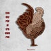 Multilayer Rooster Chicken Laser Cut File 3D Layered Rooster Layered ...