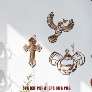 Religious Images Laser Cut File 3D Laser Cut Jesus SVG Plywood Cutting ...