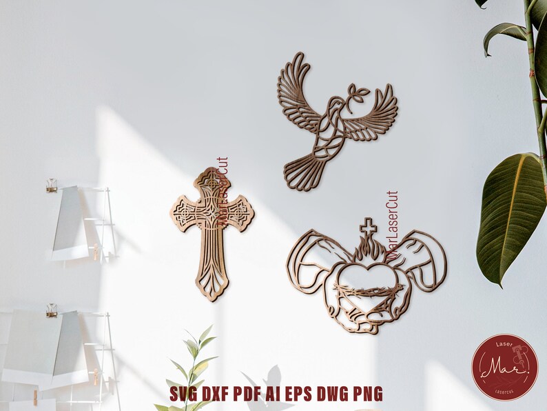 Religious Images Laser Cut File 3D Laser Cut Jesus SVG Plywood Cutting ...