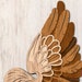 Layered Angel Laser Cut File Happy Easter 3D SVG Cutting File Angel ...