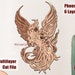 Multilayer Phoenix Laser Cut File 3D Layered Phoenix Paper Cut SVG ...