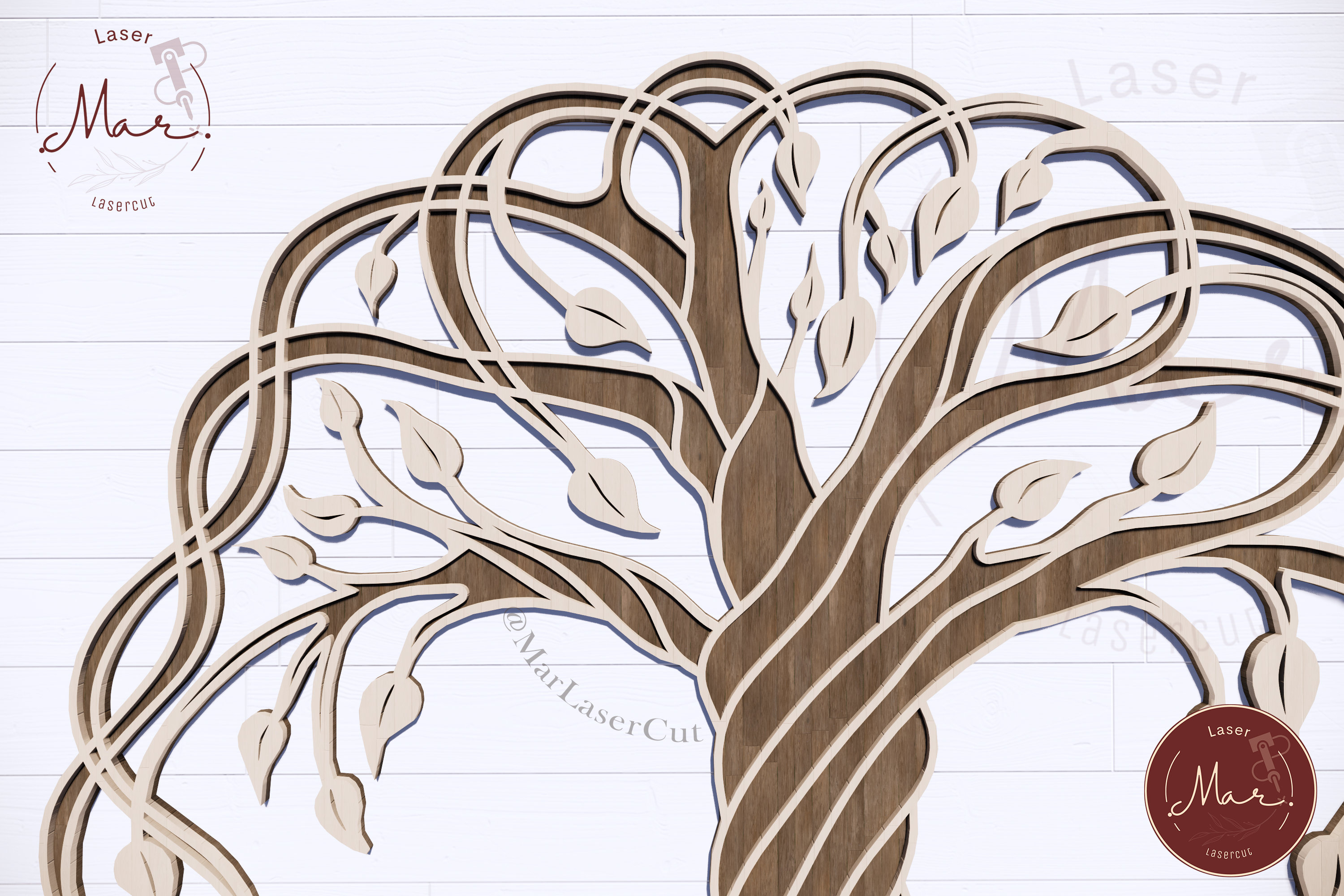 Layered Tree of Life Laser Cut Files 3D Laser Cut Layered Tree - Etsy ...