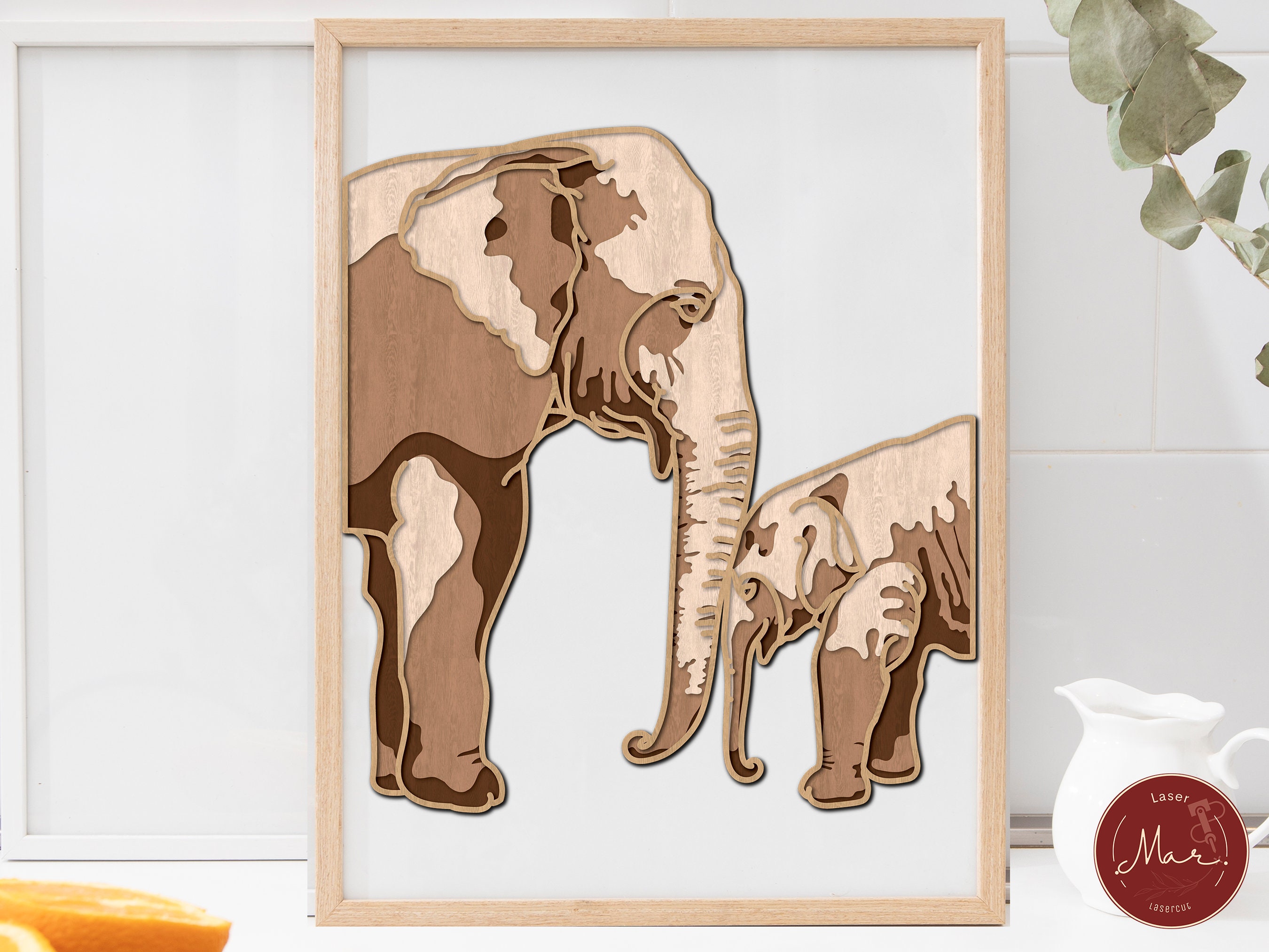 Multilayer Safari Laser Cut File Layered Laser Cut SVG Layered Lion ...