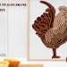 Multilayer Rooster Chicken Laser Cut File 3D Layered Rooster Layered ...
