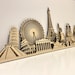 Multilayer World Landmarks Laser Cut File 3D Layered World Monuments ...