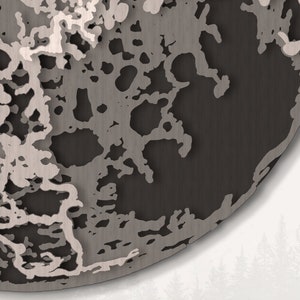 4 Layers Multilayer Full Moon Laser Cut 3D File SVG Detailed Moon Laser ...