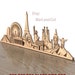 Multilayer World Landmarks Laser Cut File 3D Layered World Monuments ...