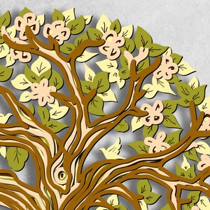 Tree of Life Layered SVG Tree of Life SVG Cut File 3d Layer Tree of ...