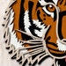 Multilayer Tiger Head Laser Cut File 3D Tiger Mandala Layered Dxf ...