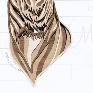 Multilayer Mountain Deer Laser Cut File Deer 3D Laser File SVG Layered ...