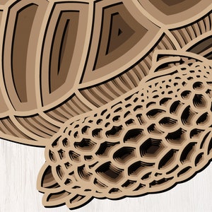 Multilayer Tortoise Laser Cut 3D File SVG Instant Download Tortoise ...