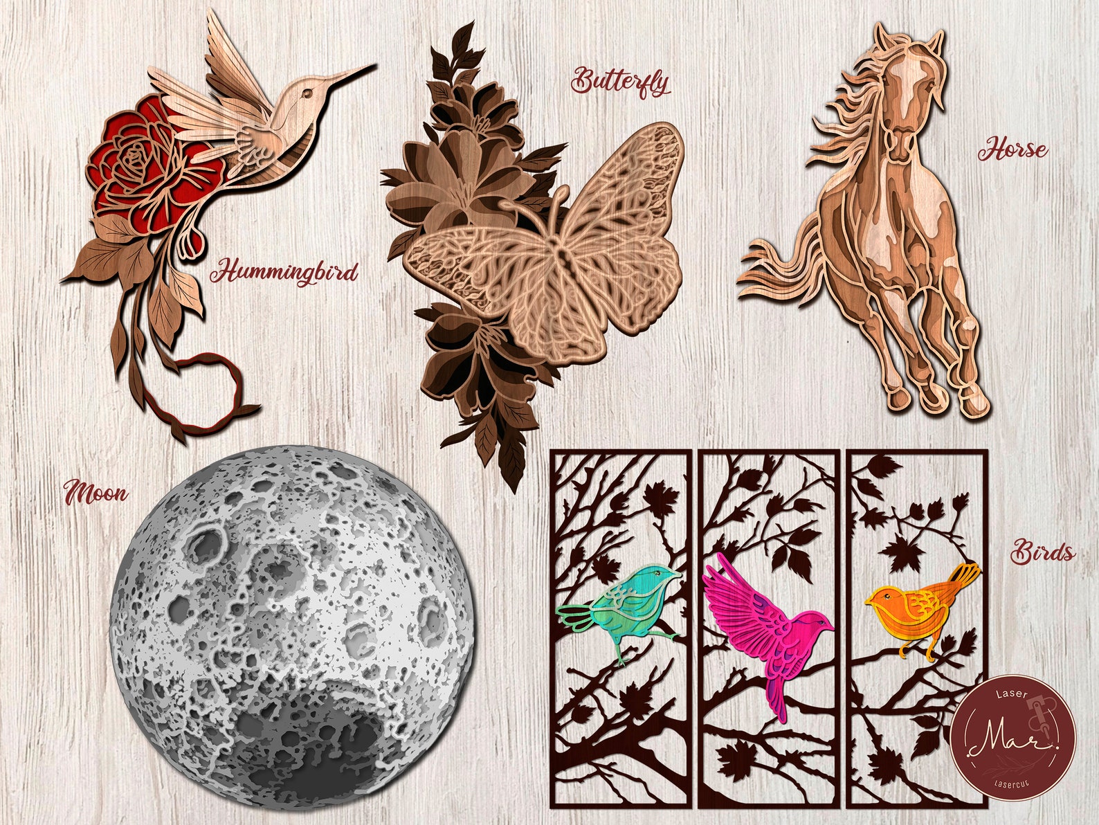 Multilayer Best Files 2024 Bundle Cut Files Compass Layered Laser Cut ...