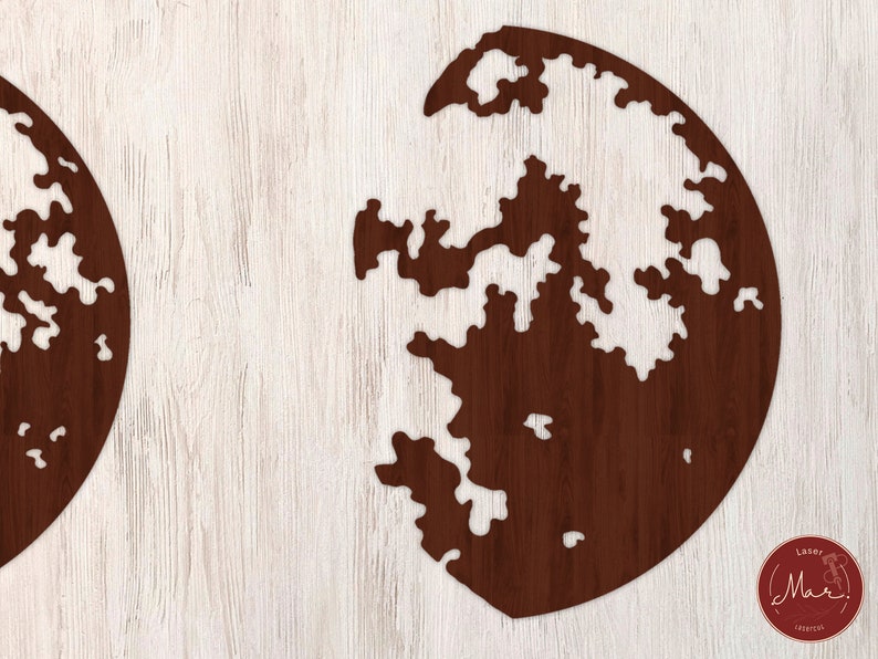 Multilayer Moon Laser Cut File SVG Layered Moon Phases Instant Download ...