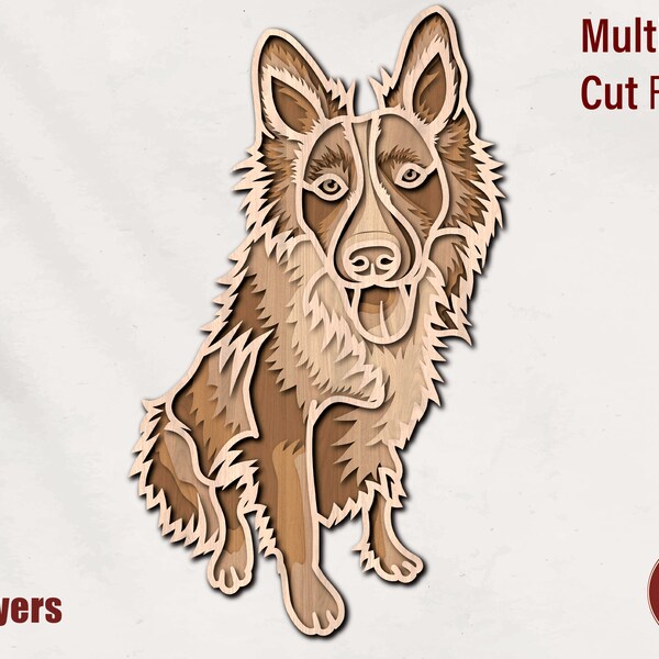 Border Collie Files for Cnc Router - Etsy