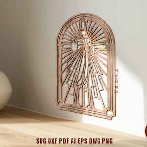 Religious Images Laser Cut File 3D Laser Cut Jesus SVG Plywood Cutting ...