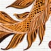 Multilayer Koi Fish Laser Cut Asia Koi Layered SVG Koi Paper Cut Fish ...