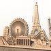 Multilayer World Landmarks Laser Cut File 3D Layered World Monuments ...