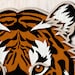 Multilayer Tiger Head Laser Cut File 3D Tiger Mandala Layered Dxf ...
